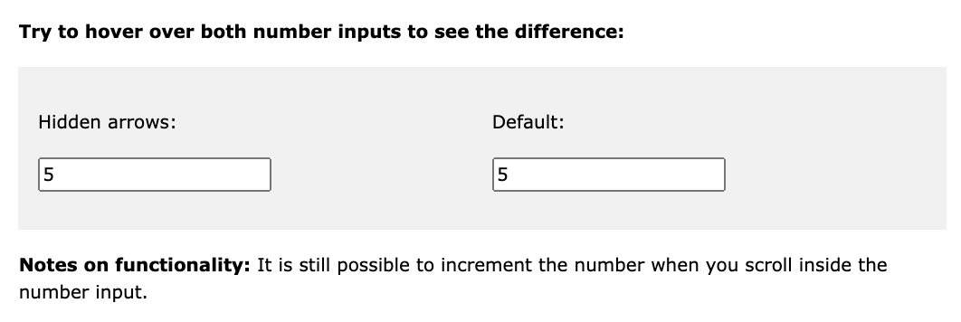 How Can I Hide Arrows From Input Number W3Schools