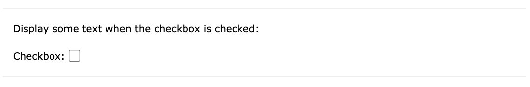 How Can In Display Text When Checkbox Is Checked W3Schools