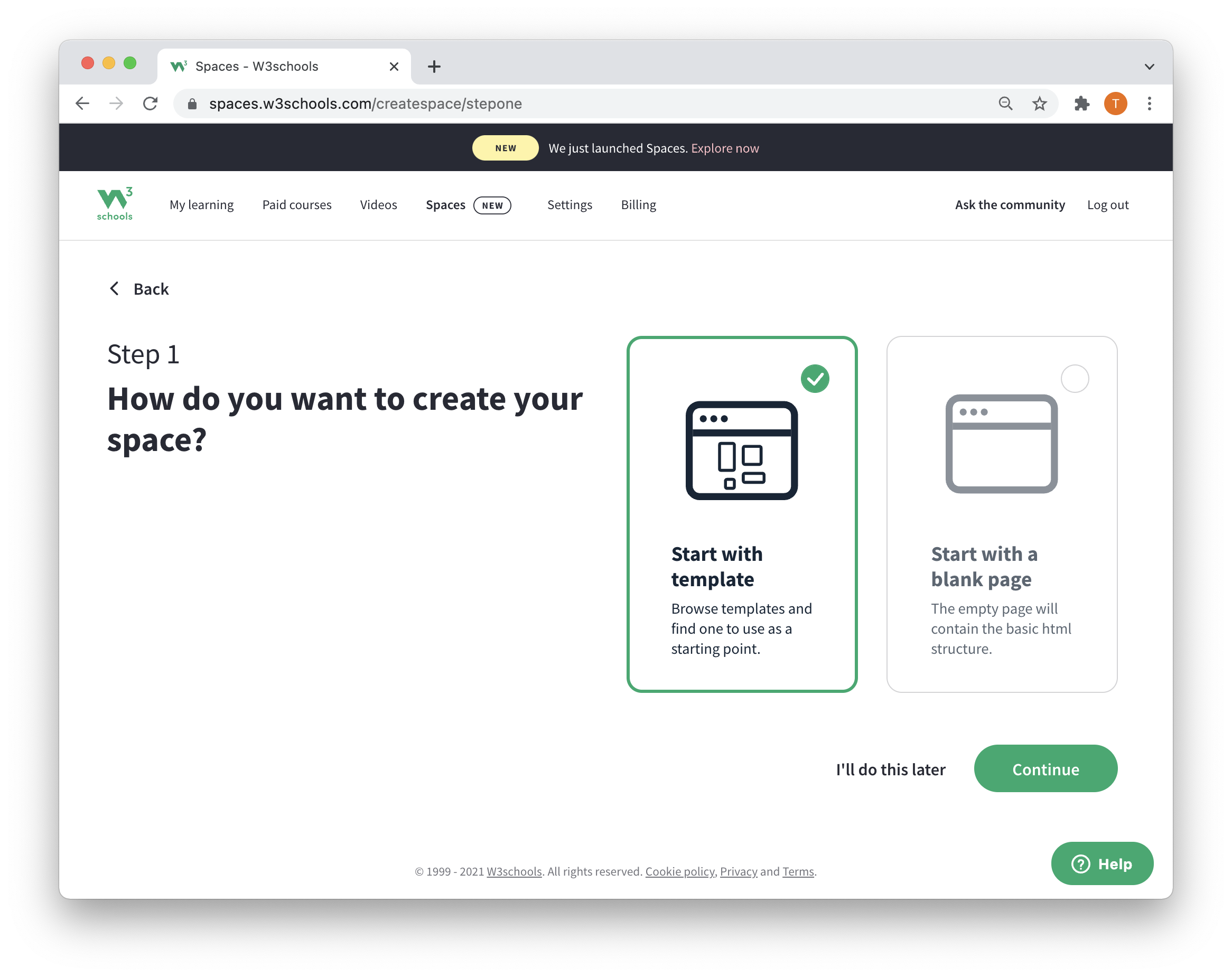 How Do I Change Template W3Schools