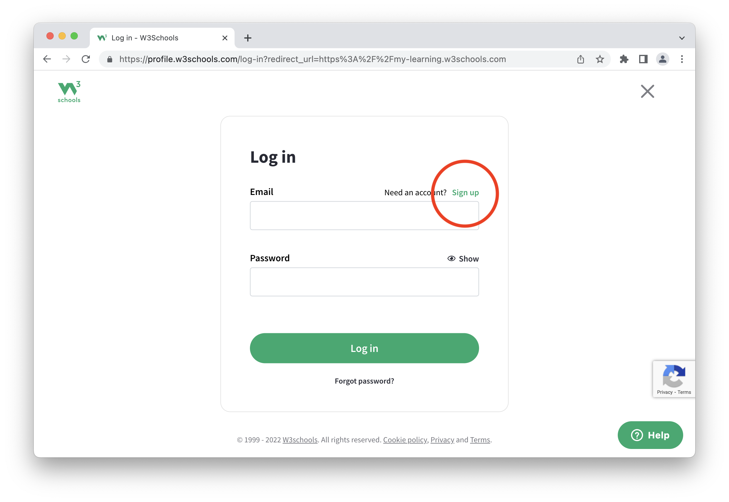 How Do I Sign Up Or Create An Account W3Schools